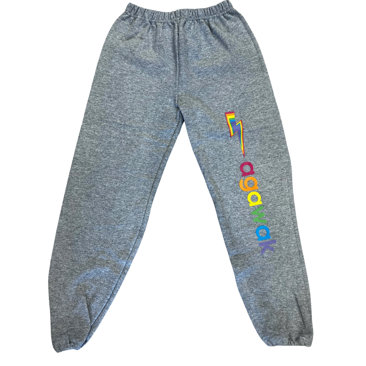 Girls Agawak Rainbow Bolt Camp Sweatpants - Frankie's on the Park