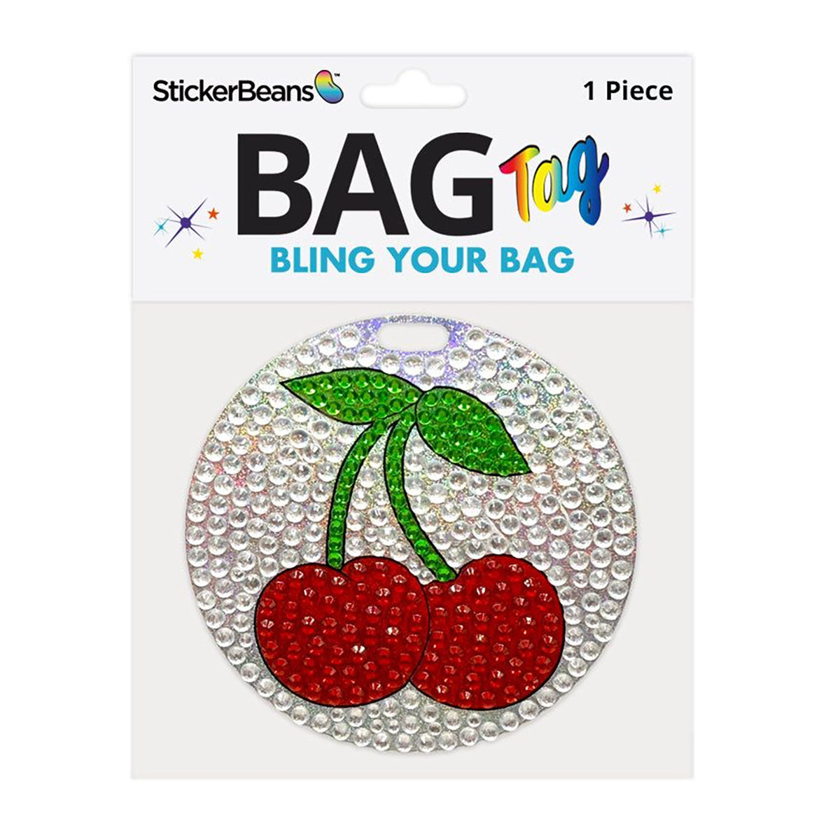 Overnight Camp Luggage Tags Sticker Beans Cherries Bag Tag - Frankie's ...