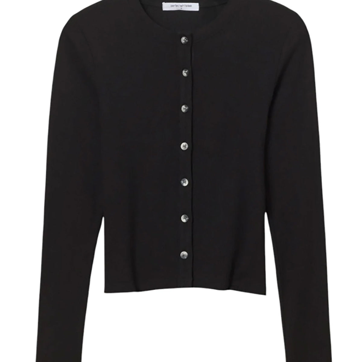 Women & Juniors Perfect White Tee Maureen Luxe Rib Fitted Cardigan ...